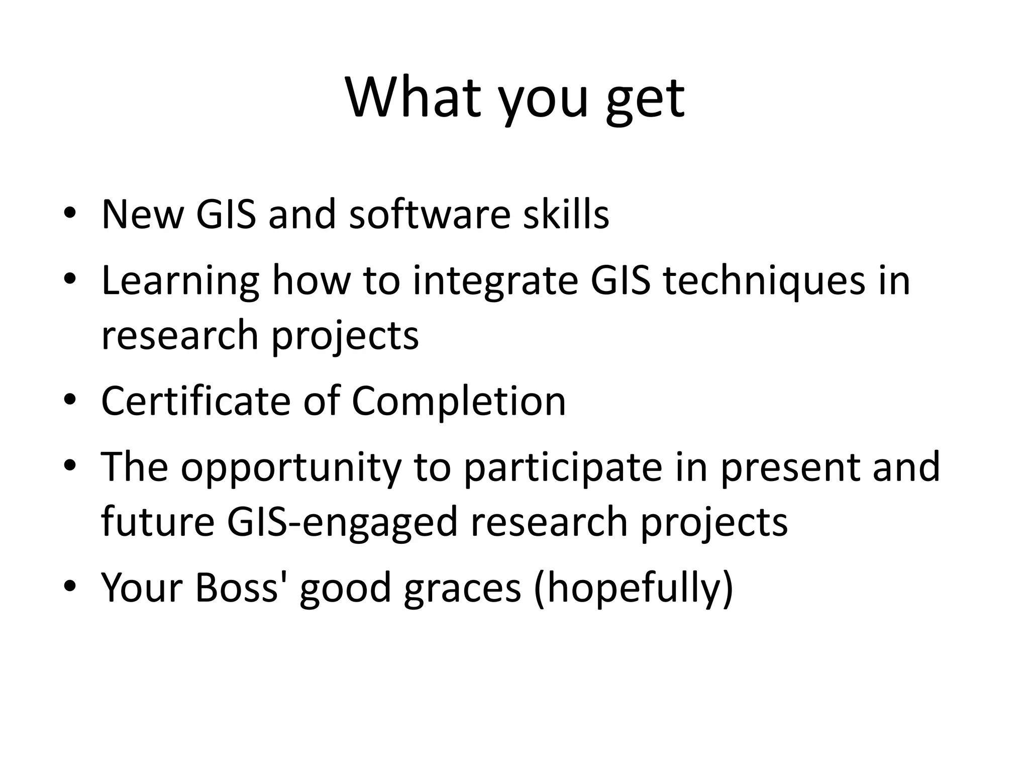 Lecture on GIS Workshop Overview_TROPX.ppt