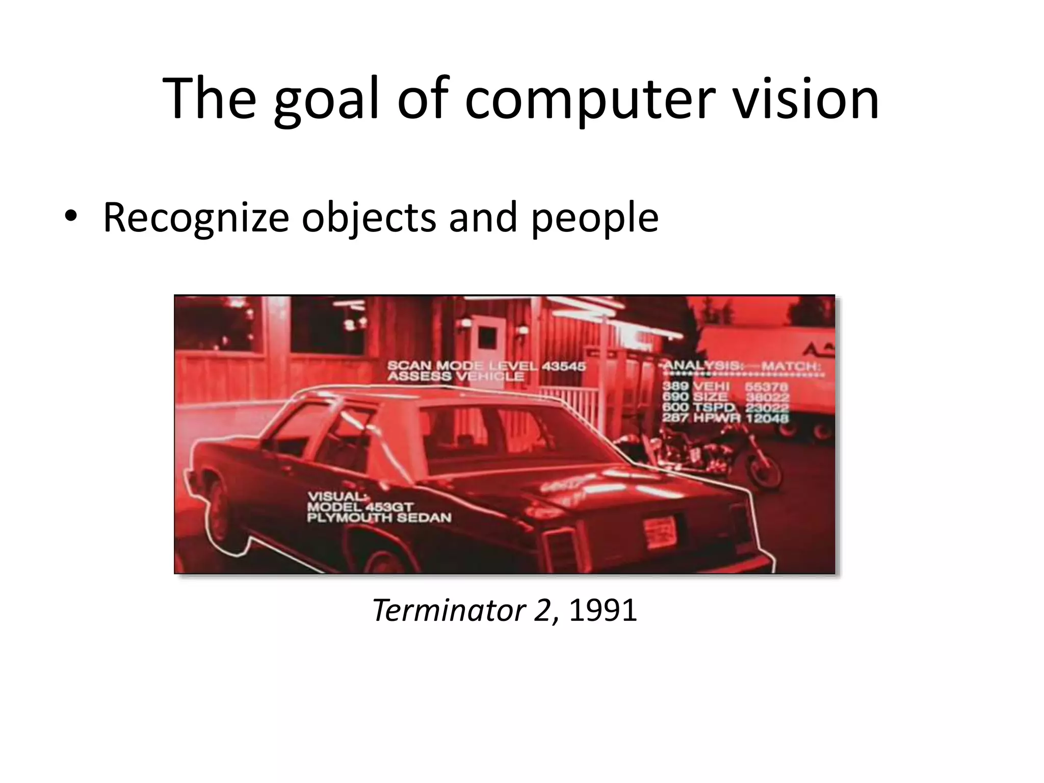 Computer Vision Introduction Pptx