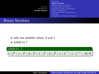 Lec 01 - Microcomputer Architecture and Logic Design | PDF