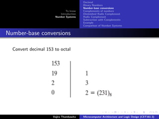 Lec 01 - Microcomputer Architecture and Logic Design | PDF