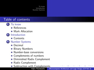 Lec 01 - Microcomputer Architecture and Logic Design | PDF
