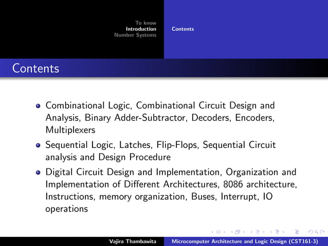 Lec 01 - Microcomputer Architecture and Logic Design | PDF | Programming Languages | Computing