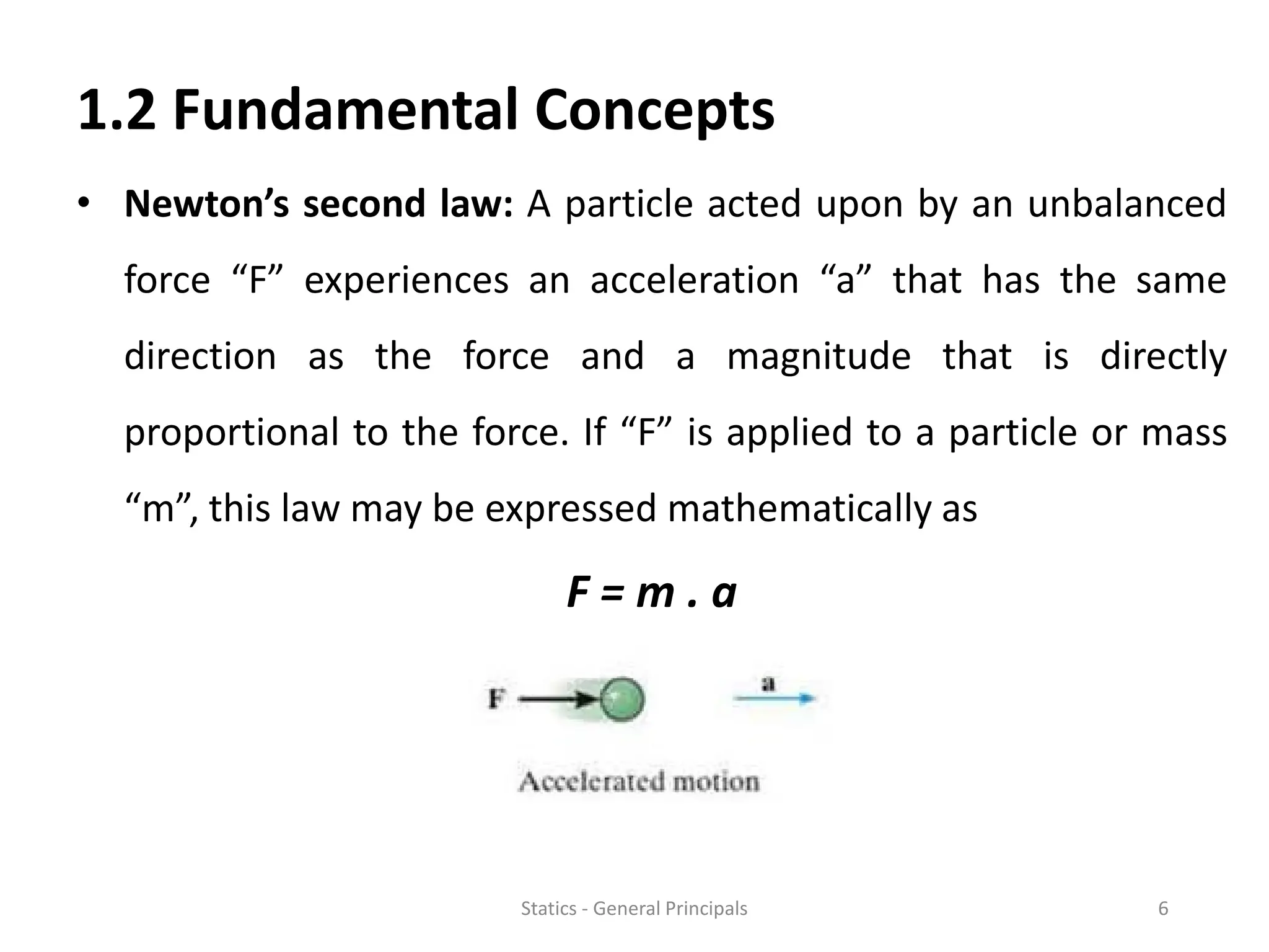 Statics Lecture 1 - General Principles CE 2311 | PDF