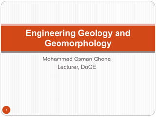 Geological Survey Civil Engineering 3rd PDF | PPT