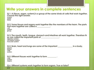 Anatomy Lecture 1 ....CELL to ORGANISM | PDF