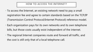 Introduction to the Internet and Web | PPTX