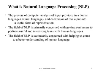 Overview of Knowledge Representation for NLP | PPT