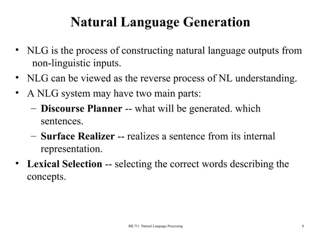 Overview of Knowledge Representation for NLP | PPT