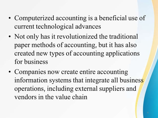 Computerised Accounting | PPSX