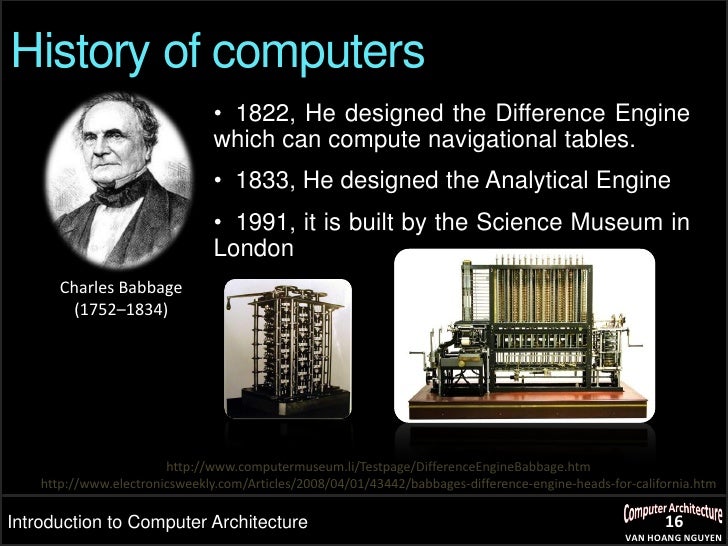 History of computers