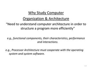 computer organization and assembly language Lec 01 coal_introduction | PPTX