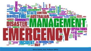 Disaster Management Course Objectives | PPTX