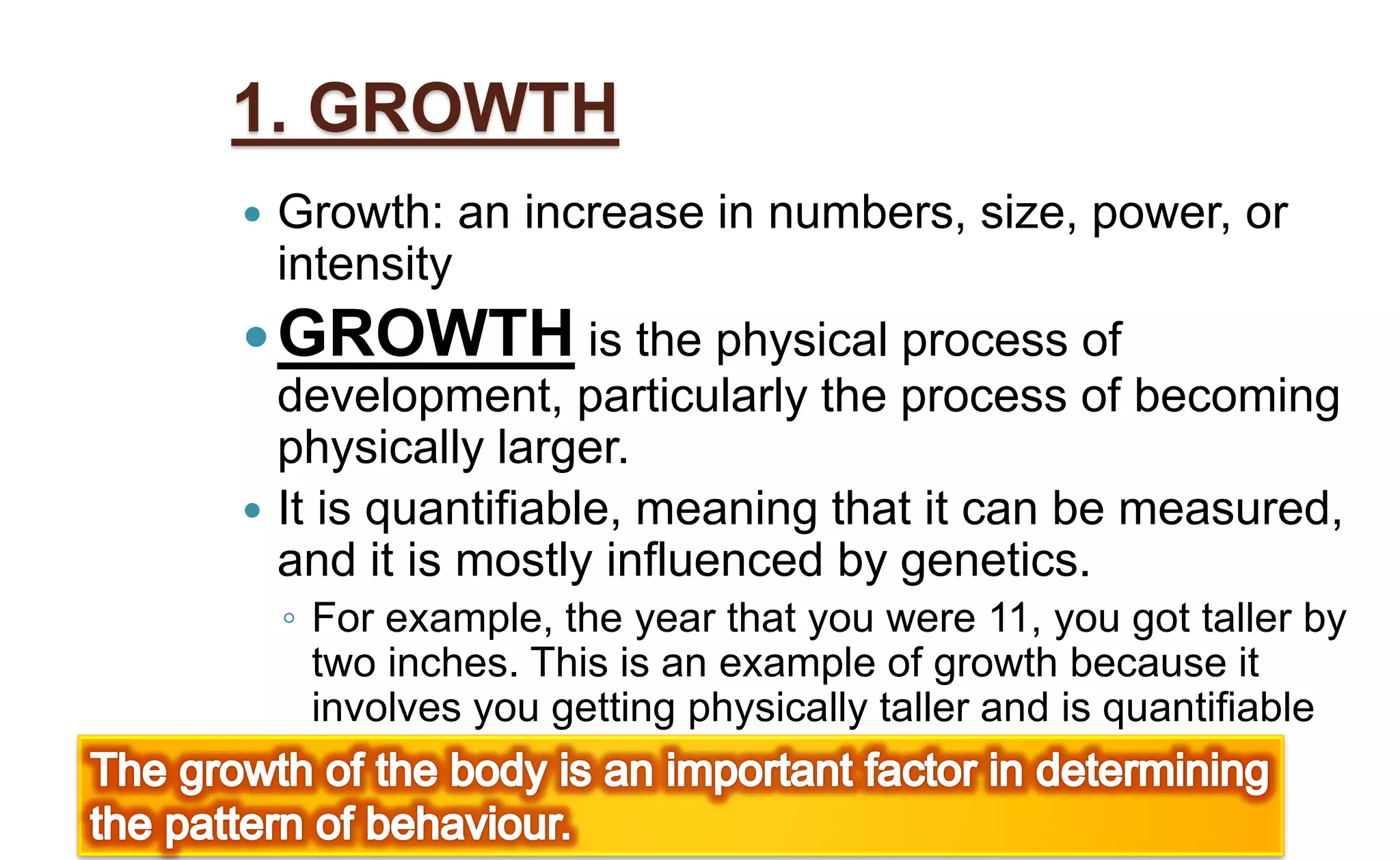 Lec 01 Human growth & Development-Fundamentals | PPT