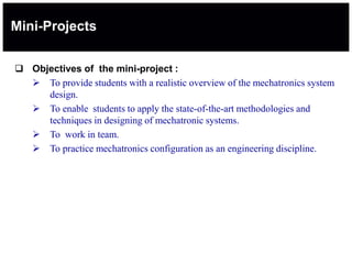 Lec 01(introduction) Mechatronic systems | PPT