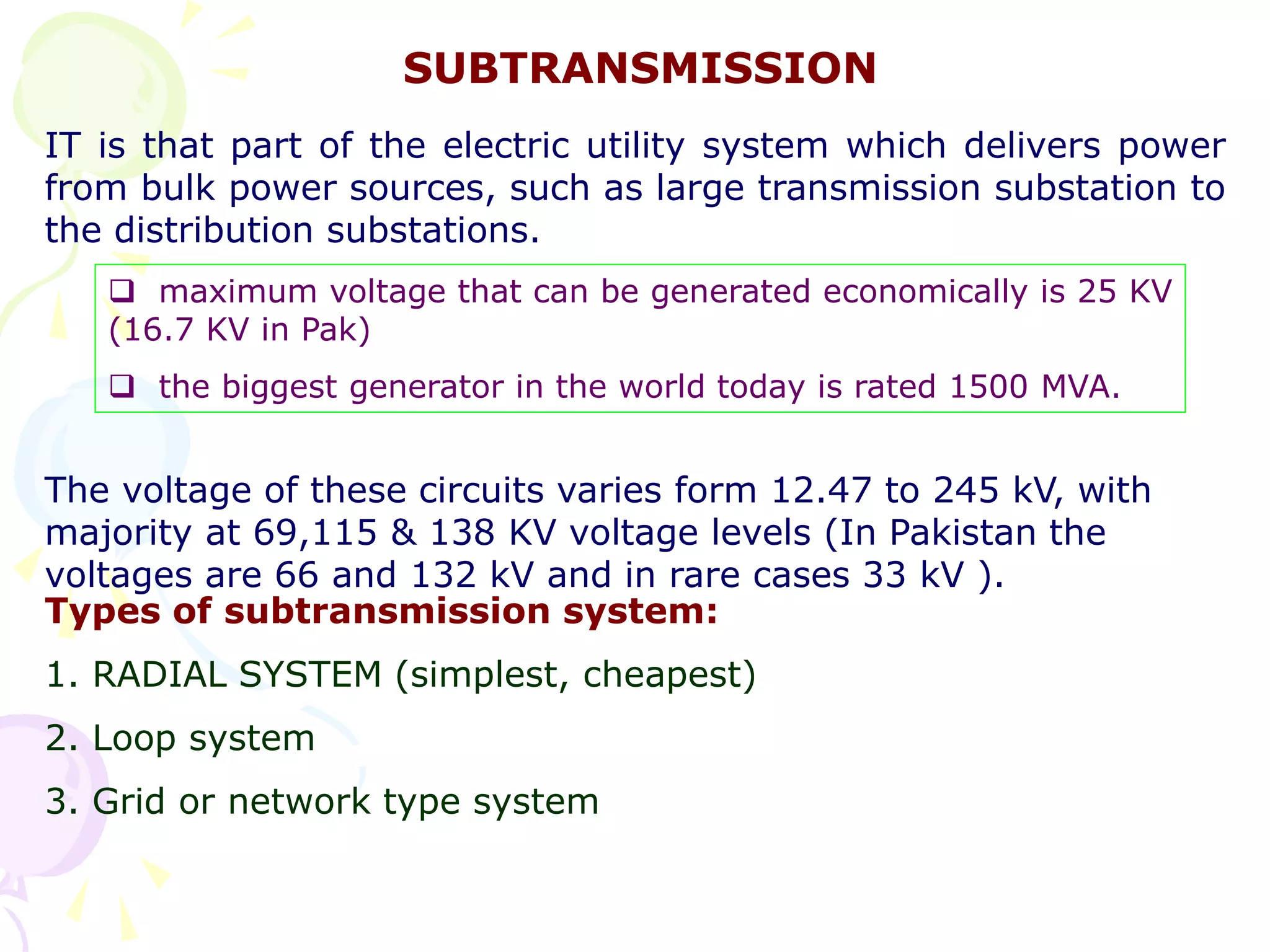 LEC #01 INTRODUCTION to power distribution system | PPT