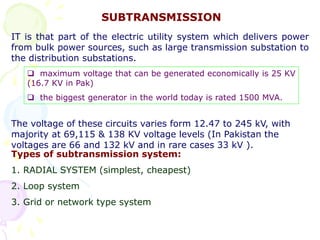 LEC #01 INTRODUCTION to power distribution system | PPT