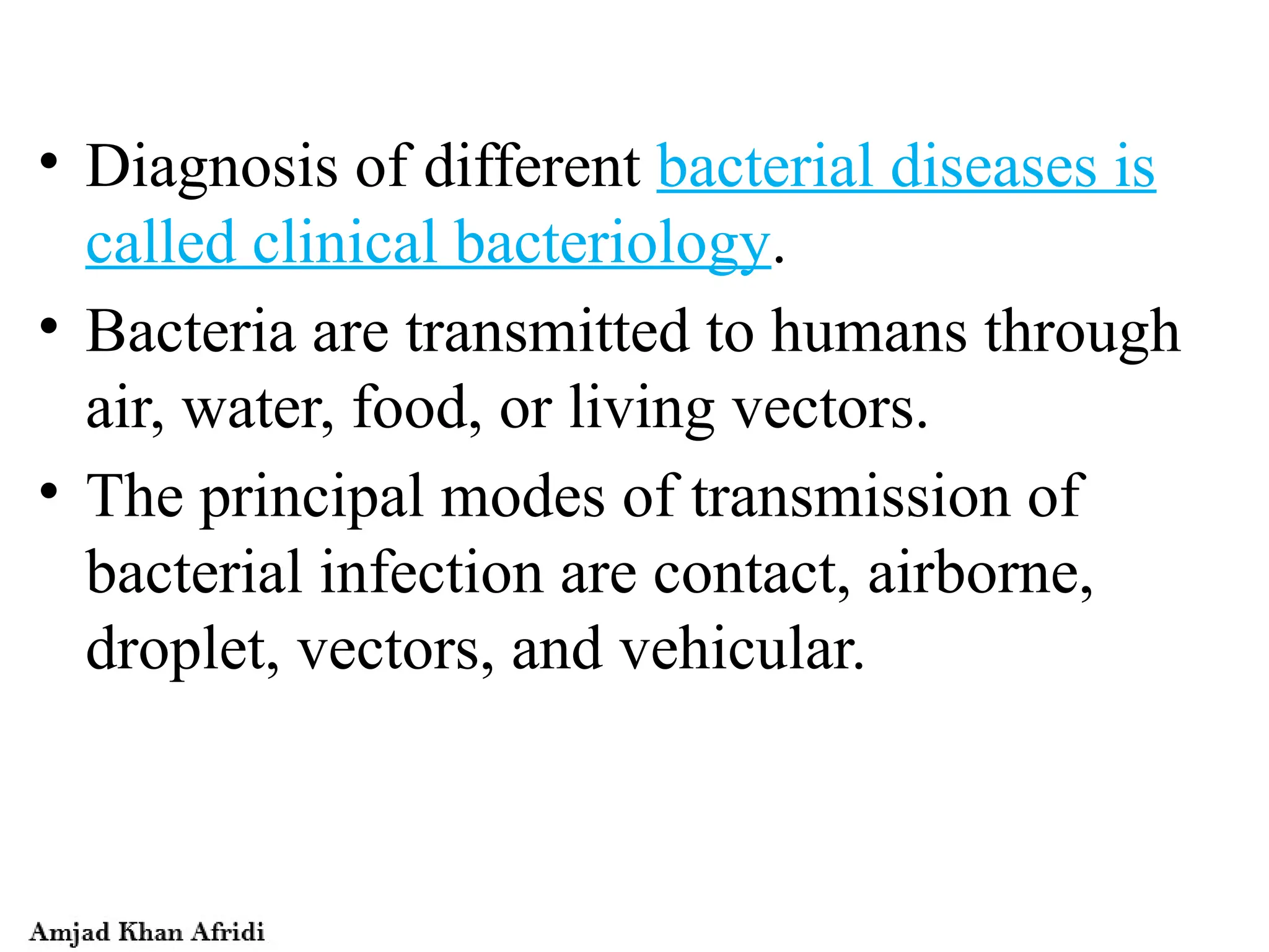Introduction to Clinical Bacteriology | PPT