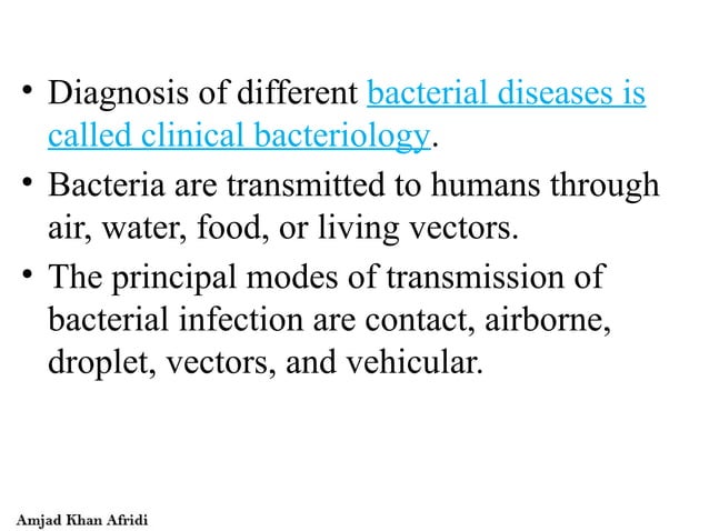 Introduction to Clinical Bacteriology | PPTX | Infectious Diseases | Diseases and Conditions