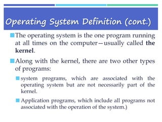 Lec 01_Linux System Administration (1).pptx | Operating Systems | Computer Software and Applications