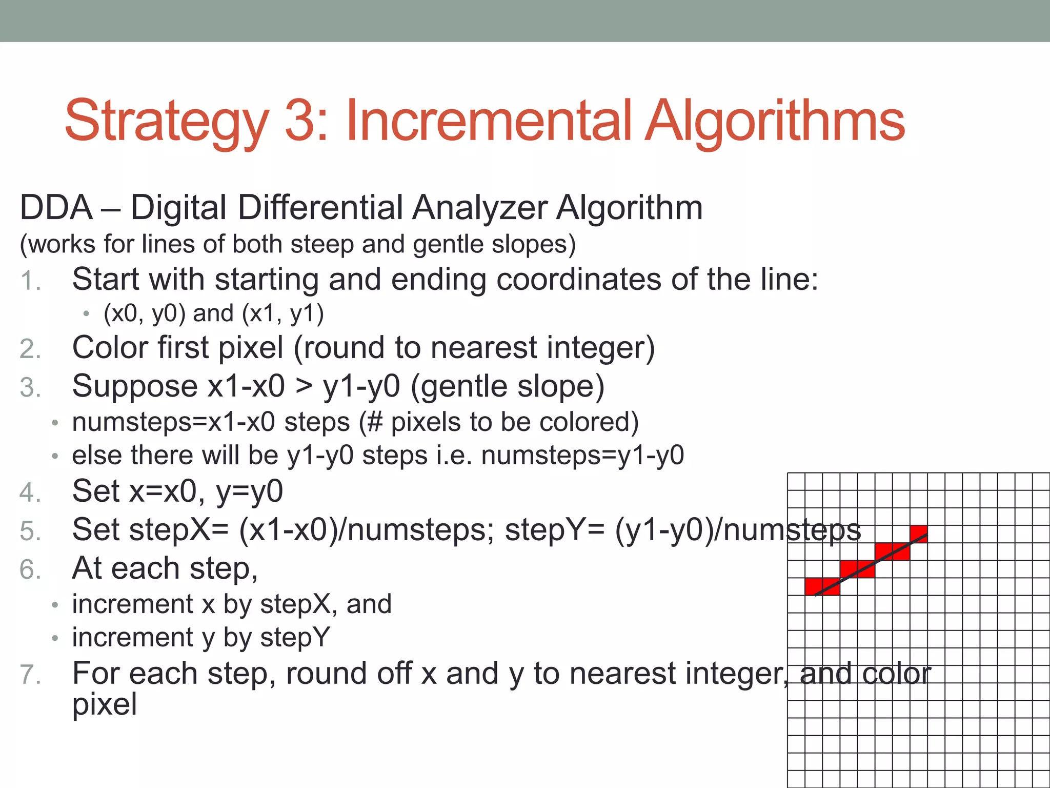 Lec02 03 rasterization | PPTX | Graphics Software | Computer Software and Applications