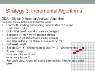 Lec02 03 rasterization | PPTX