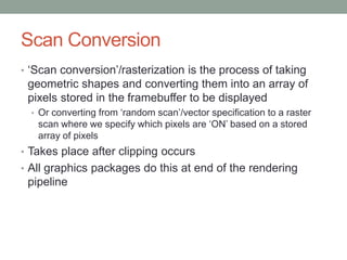 Lec02 03 rasterization | PPTX