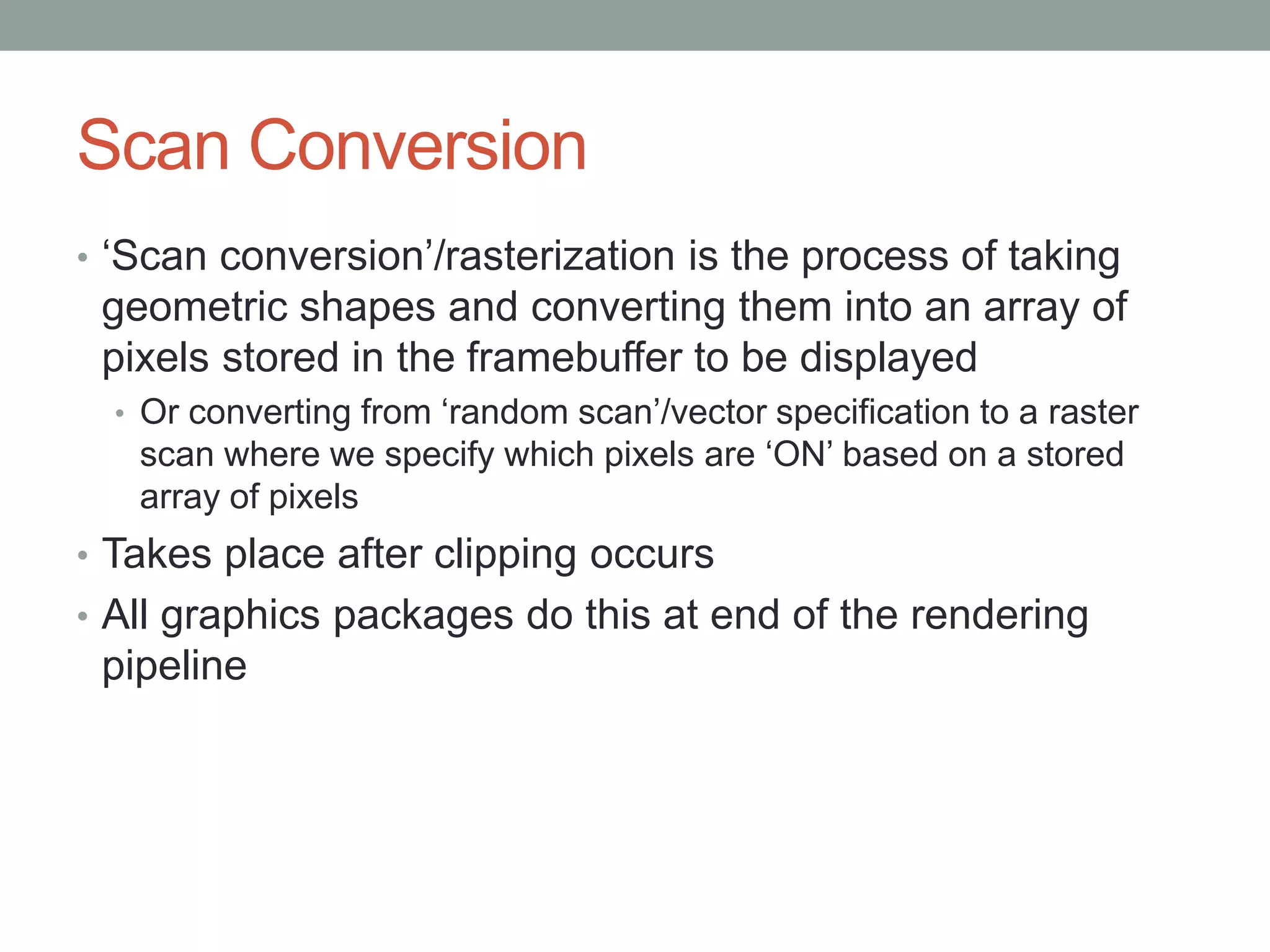 Lec02 03 rasterization | PPT