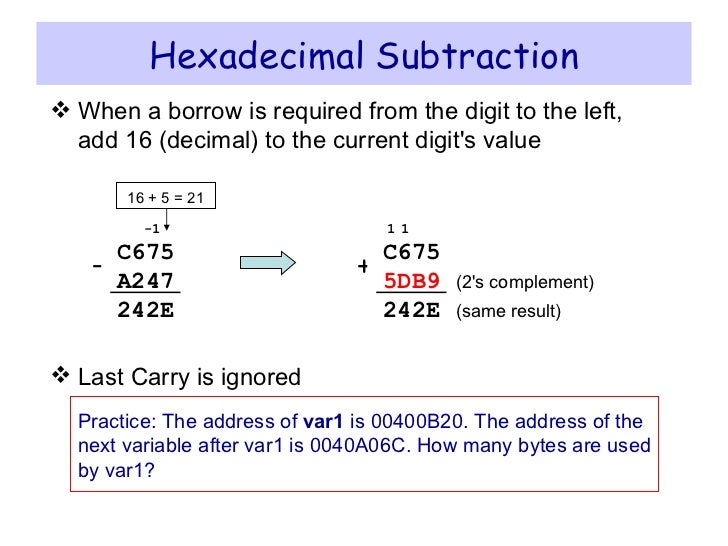 Lec 02 Data Representation Part 1 Lec 02 Data Representation Part 1