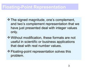 Lec 02 data representation part 2 | PPT