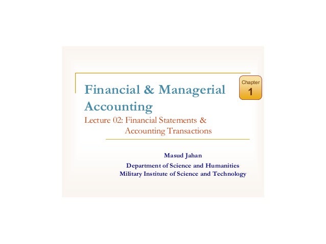 Financial Statements & Accounting Transactions | PPT
