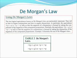 Lec 02 logical eq (Discrete Mathematics) | PPT