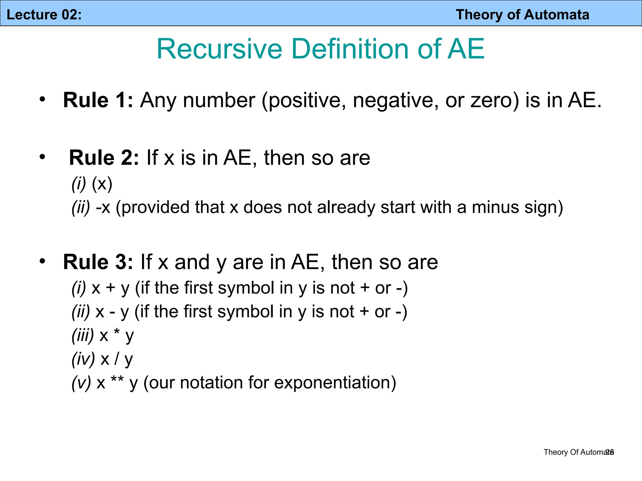 Lec 02- Recursive Definition.pptLec 01-IntroductionLec 01-IntroductionLec 01-IntroductionLec 01 ...