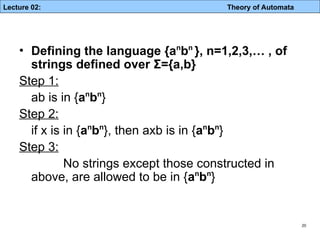 Lec 02- Recursive Definition.pptLec 01-IntroductionLec 01-IntroductionLec 01-IntroductionLec 01 ...