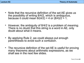 Lec 02- Recursive Definition.pptLec 01-IntroductionLec 01-IntroductionLec 01-IntroductionLec 01 ...