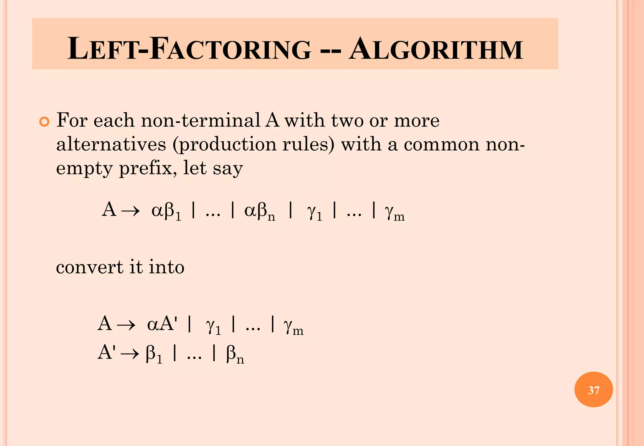 lec02-Syntax Analysis and LL(1).pdf | Programming Languages | Computing