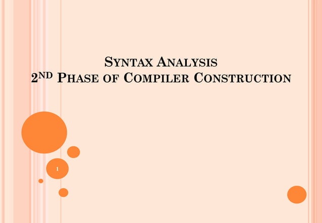 lec02-Syntax Analysis and LL(1).pdf | Programming Languages | Computing