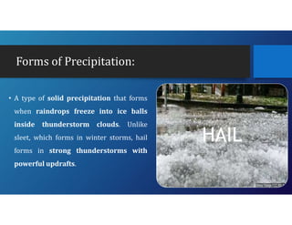 precipitation, rain gauges, types of precipitation | PDF