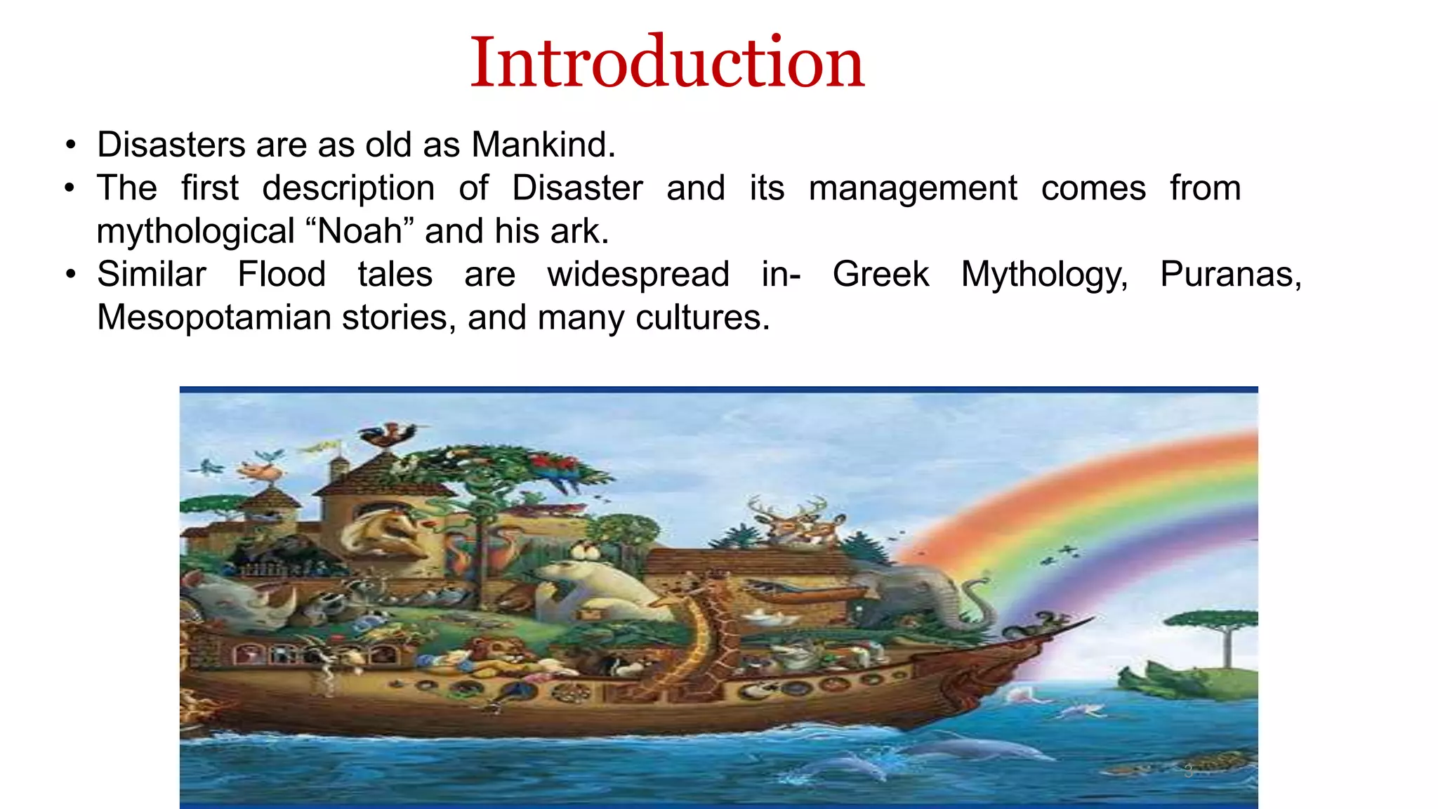 Disaster Management Introduction & Classification | PPTX