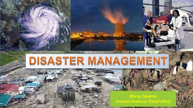 Disaster Management Introduction & Classification | PPTX | Environment | Science