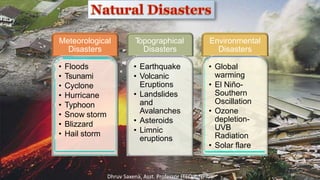 Disaster Management Introduction & Classification | PPTX