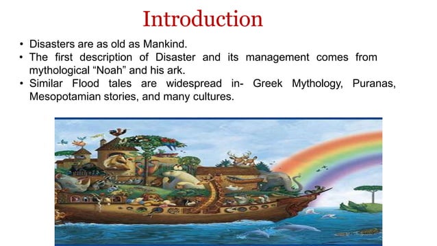 Disaster Management Introduction & Classification | PPTX | Environment | Science