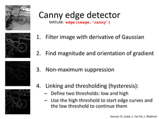 Computer vision - edge detection | PPTX