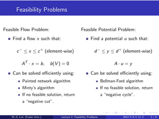 Lec02 feasibility problems | PPT | Free Download