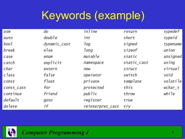 Computer Programming Lecture 3 7953