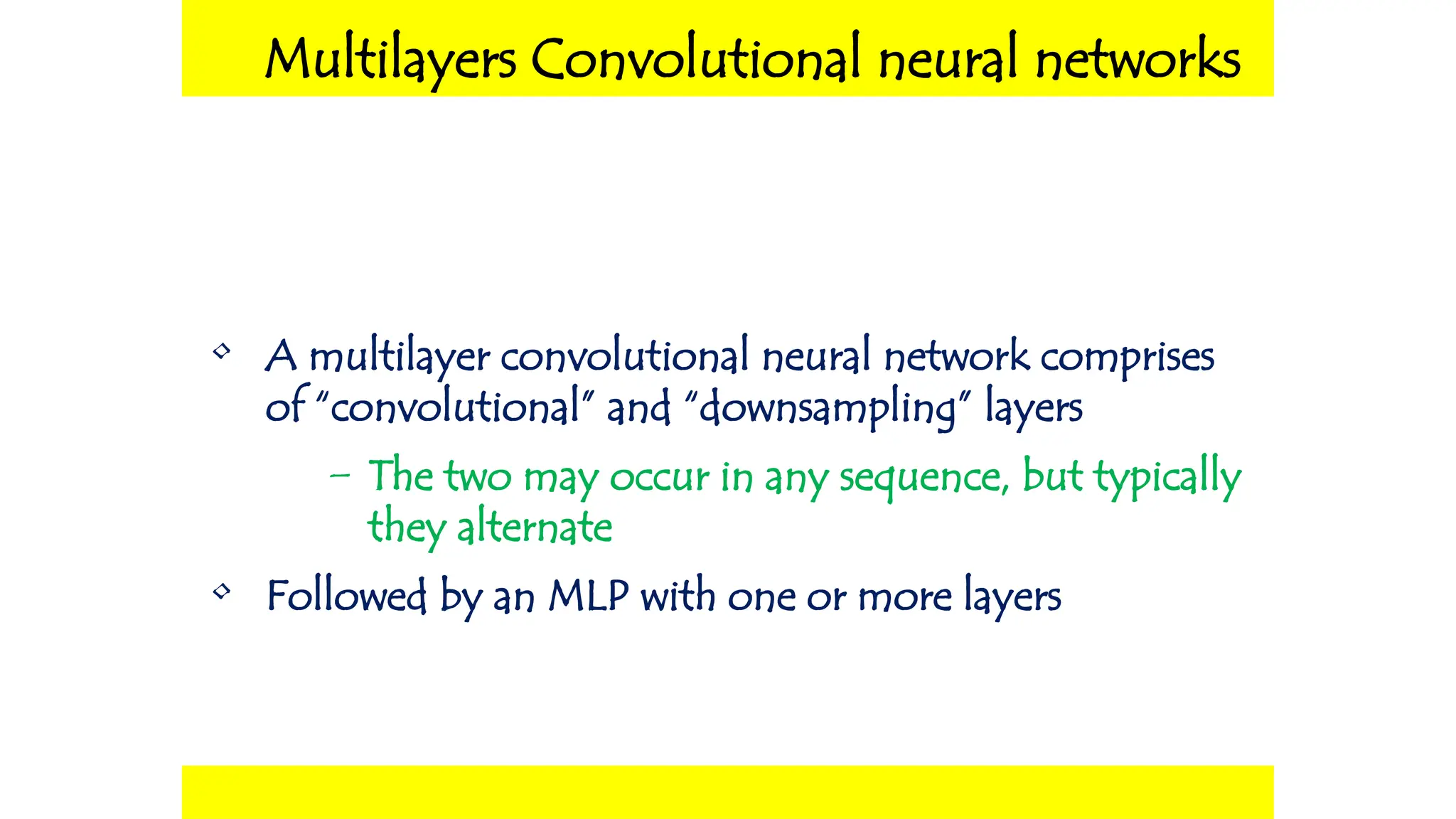 Convolutional Neural Network Architecture | PPT
