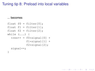 Tiling matrix-matrix multiply, code tuning | PPT