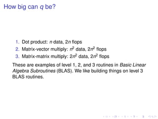 Tiling matrix-matrix multiply, code tuning | PPT
