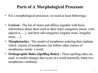 Morphology based image processing and Machine learning | PPT