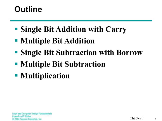 lec03_binary_arithmetic lecture solution | PPT lec03_binary_arithmetic lecture solution | PPT