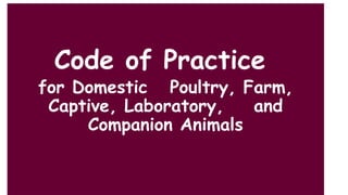 code of practice in the Livestock management.pptx